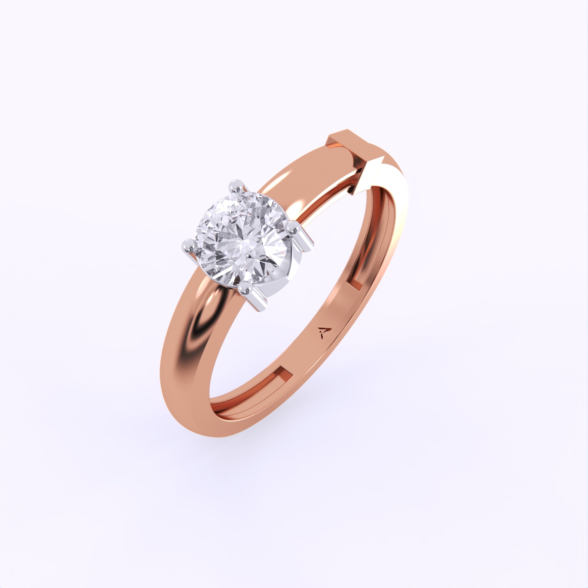 Buy 50 Cents Lab Grown Diamond Ring | Aurelia Diamonds