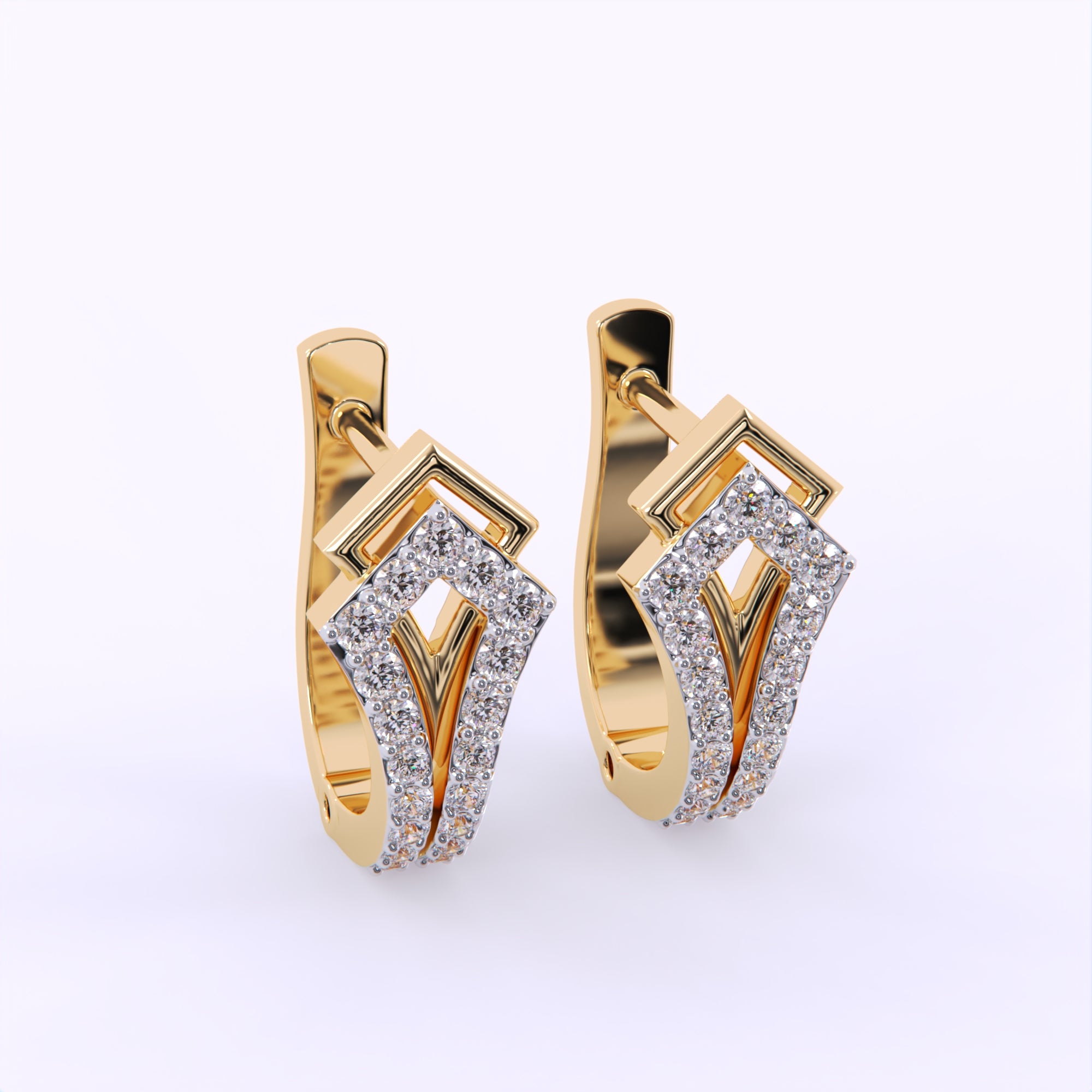 Buy Glamour Tri-Tier Diamond Bali Online | Aurelia Diamonds